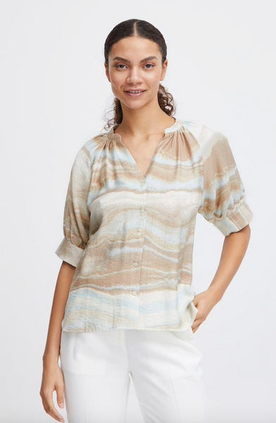 Lisa Top -- Cement Marble – The Flourish Market